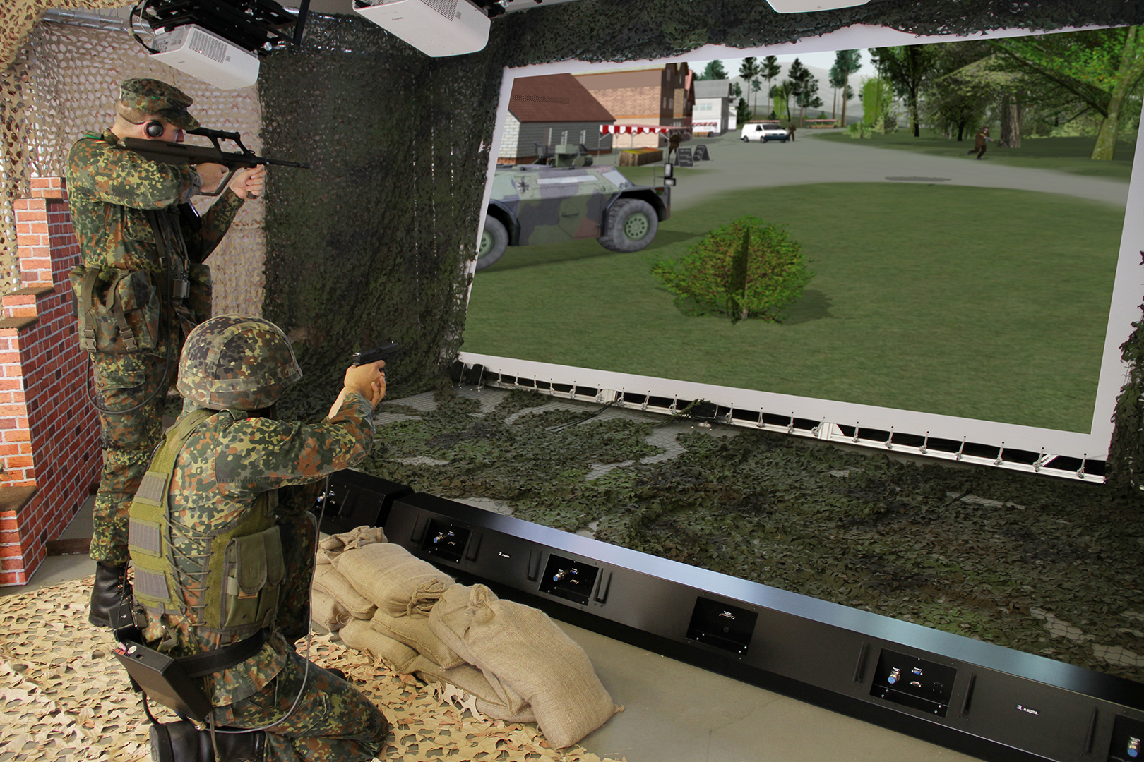 Small Arms Shooting Simulation System for military and police | GLADIO™